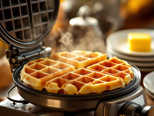 Traditional Homemade Waffles: A Delicious No-Yeast Recipe