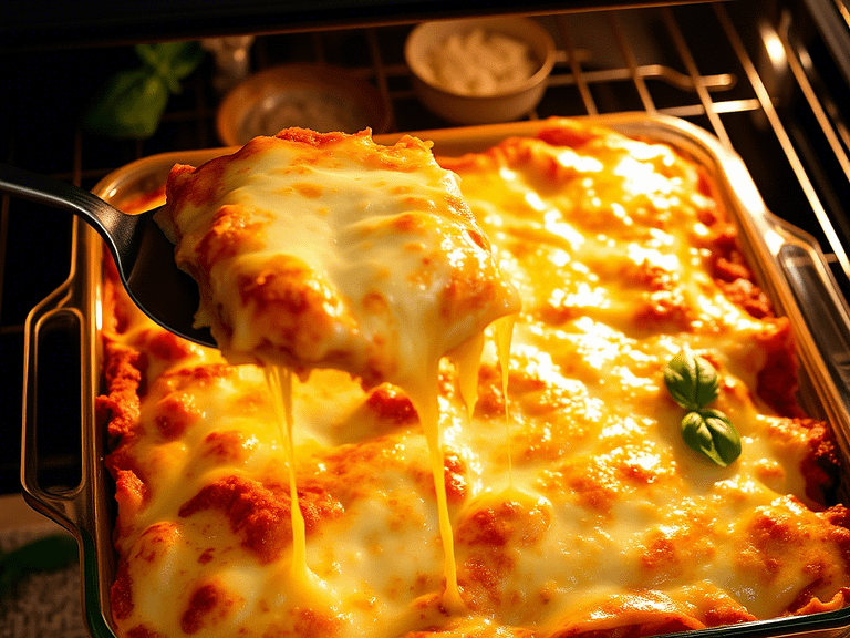 Classic Italian Lasagna – Comfort Food with Meat Sauce & Cheese