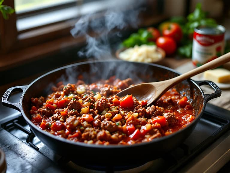 Classic Italian Lasagna – Comfort Food with Meat Sauce & Cheese